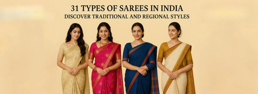 31 Traditional Sarees of India: Regional Saree Types You Must Know