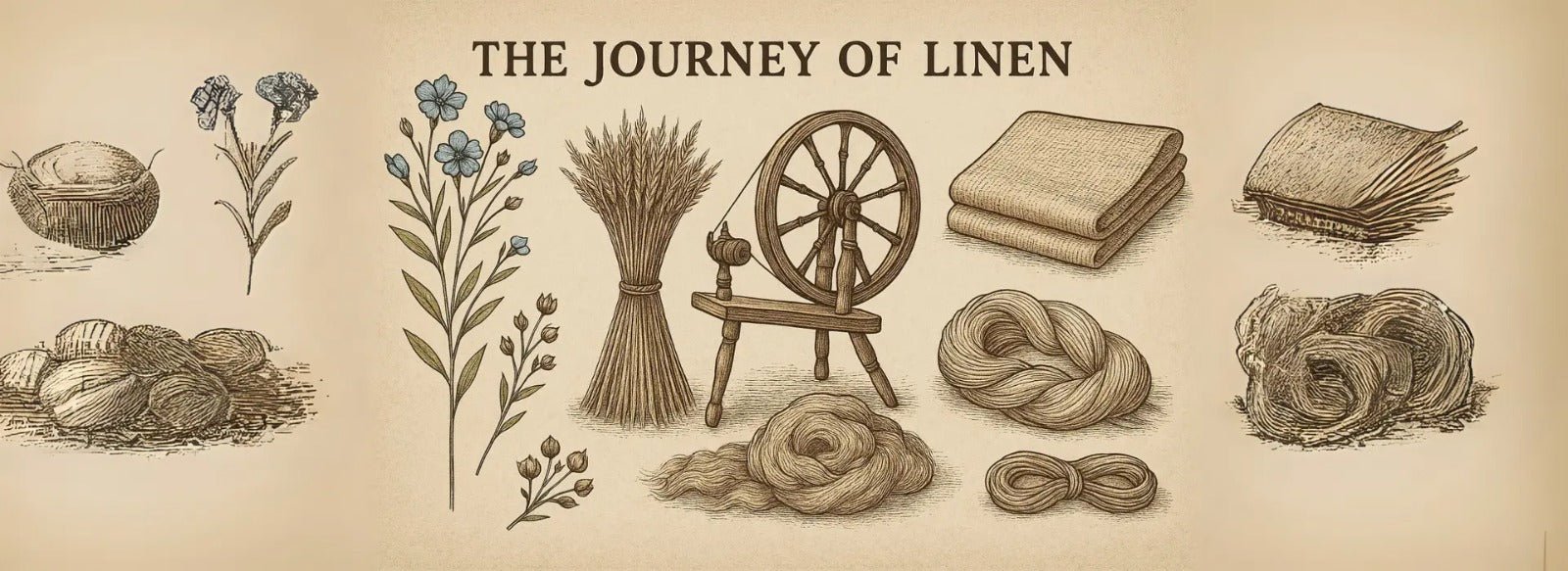 Journey of Linen: From Flax to Fine Fabric – Indidha