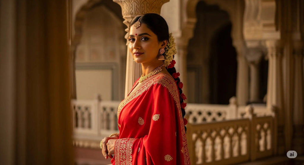 Red Colour Ki Sadi: Bridal, Wine Red, Blood Red & Traditional Sarees