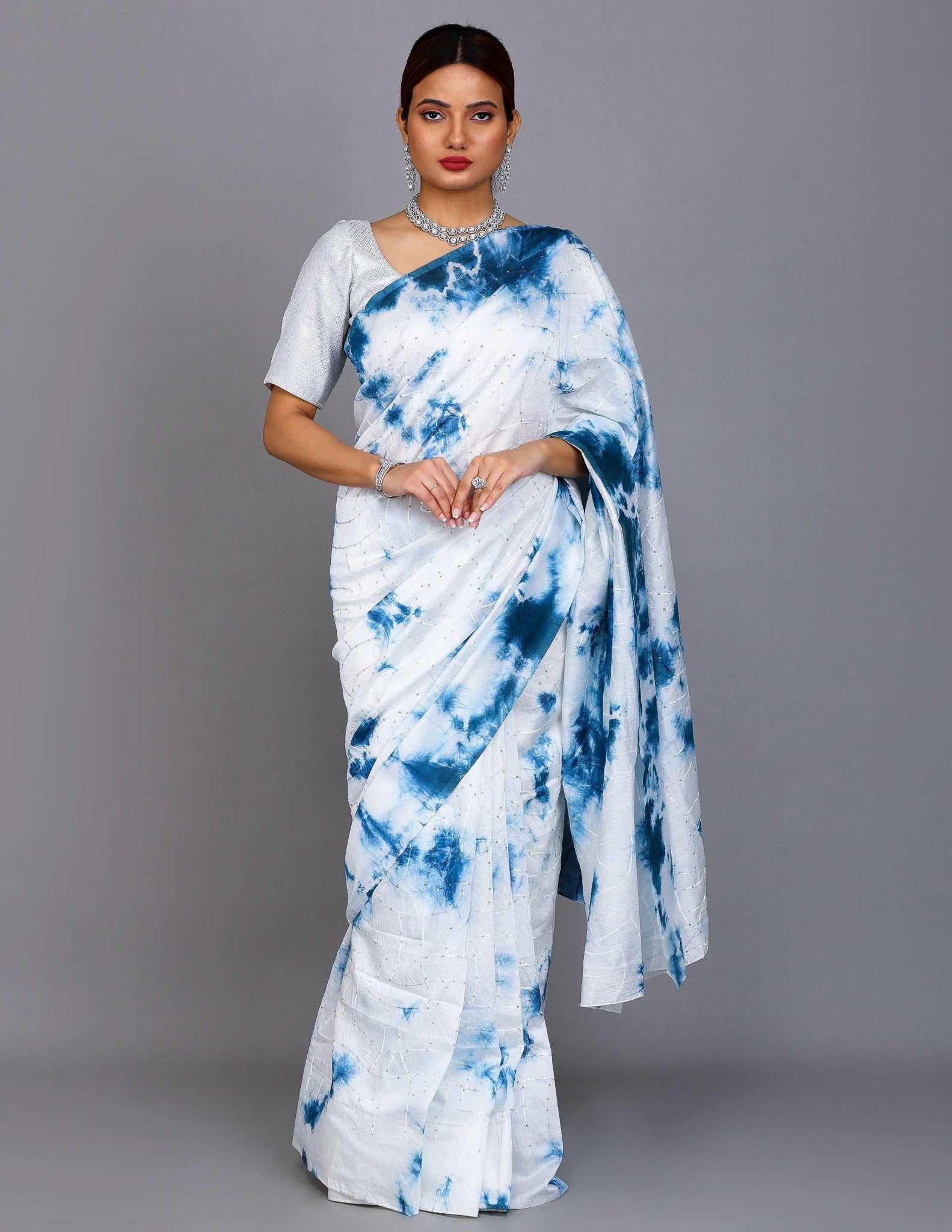 Buy Muslin Cotton Saree Online | Indidha